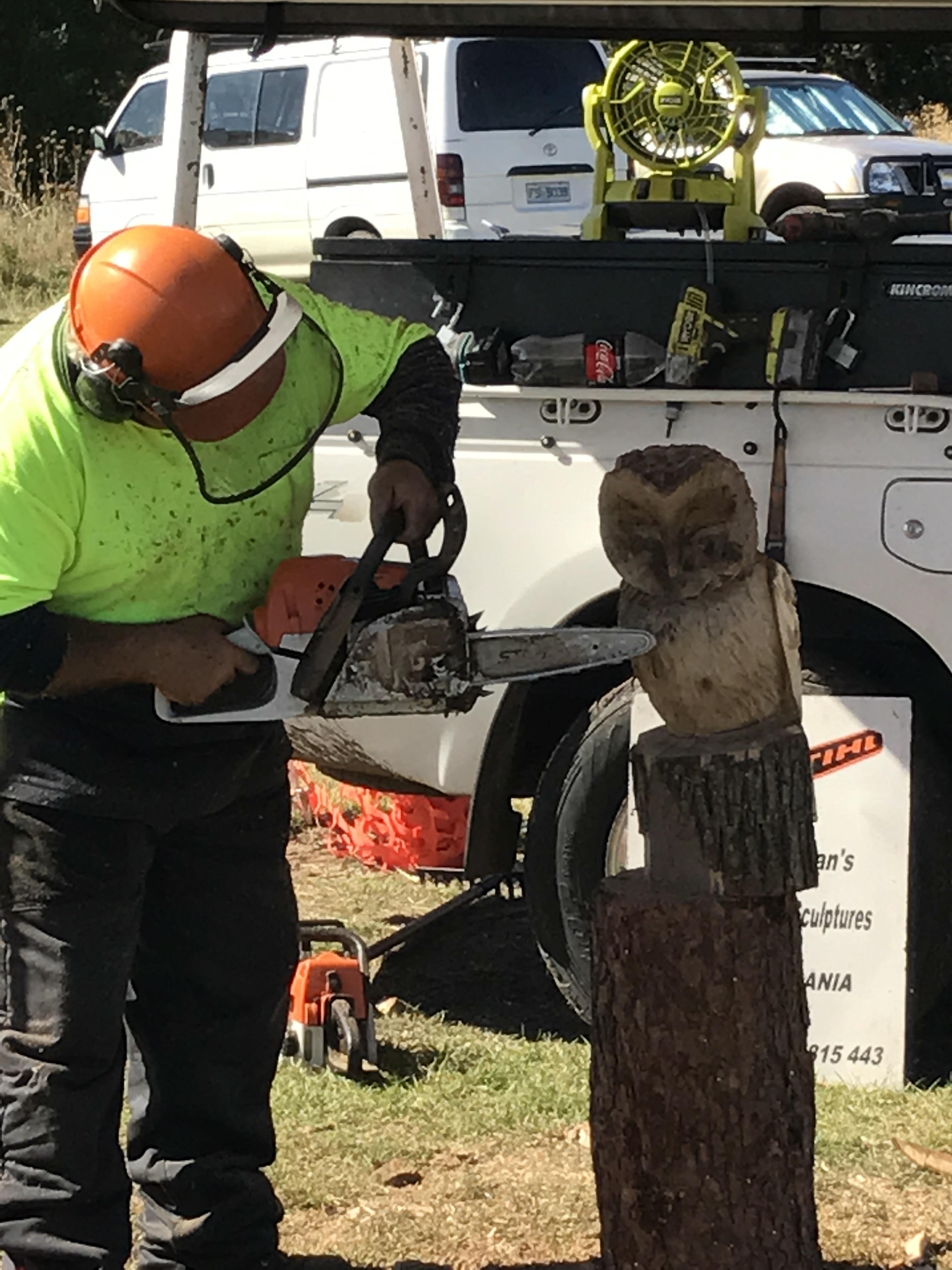 Eddie Freeman Chainsaw Sculpture